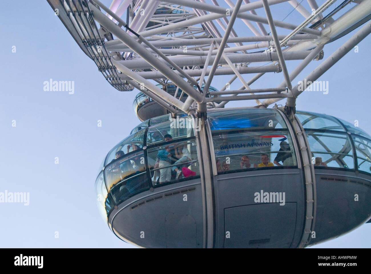 London Eye pod Stock Photo - Alamy