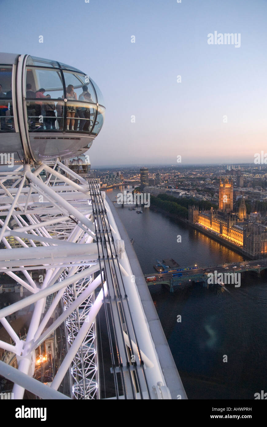 View from the London Eye Stock Photo - Alamy