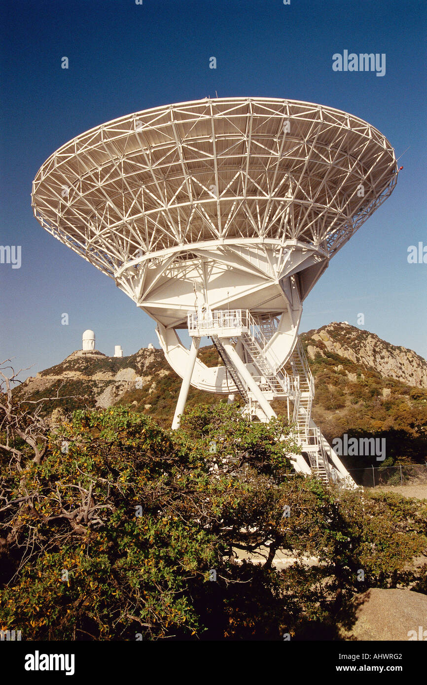 Array satellite dish facing upright Stock Photo - Alamy