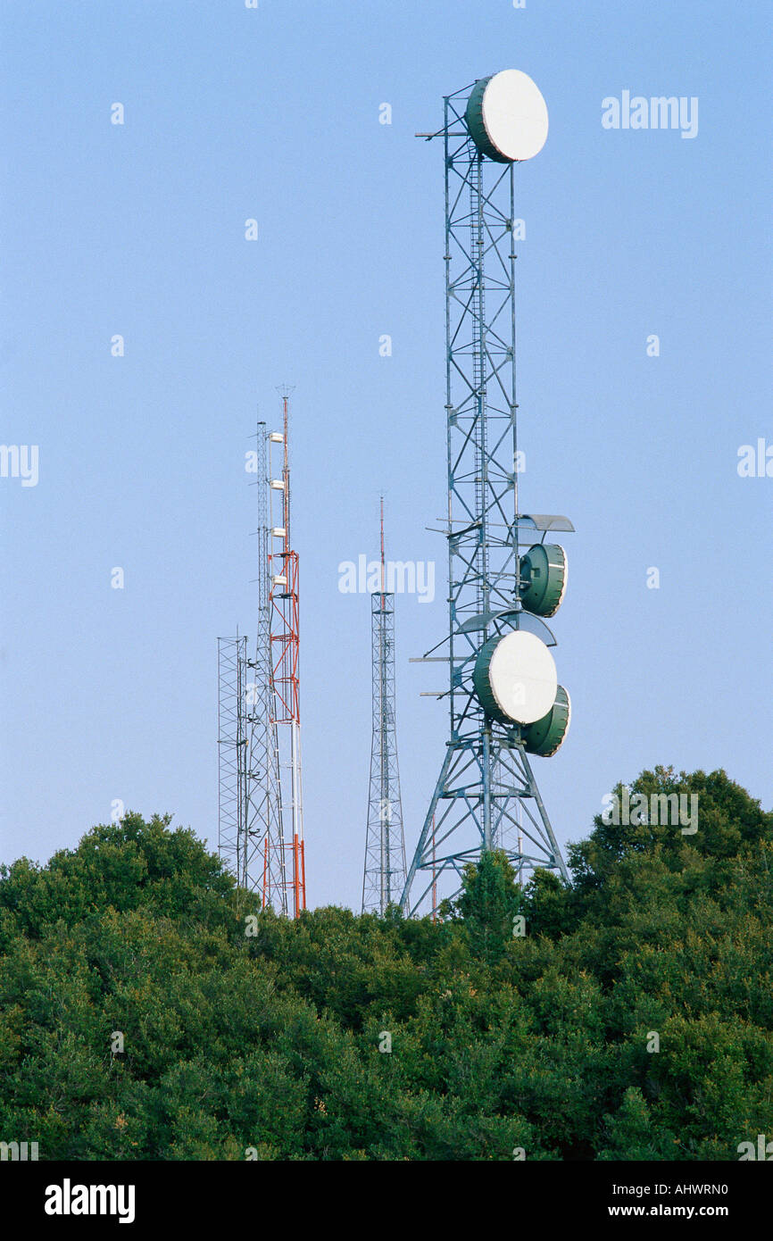 Satellite receiver antenna Stock Photo - Alamy