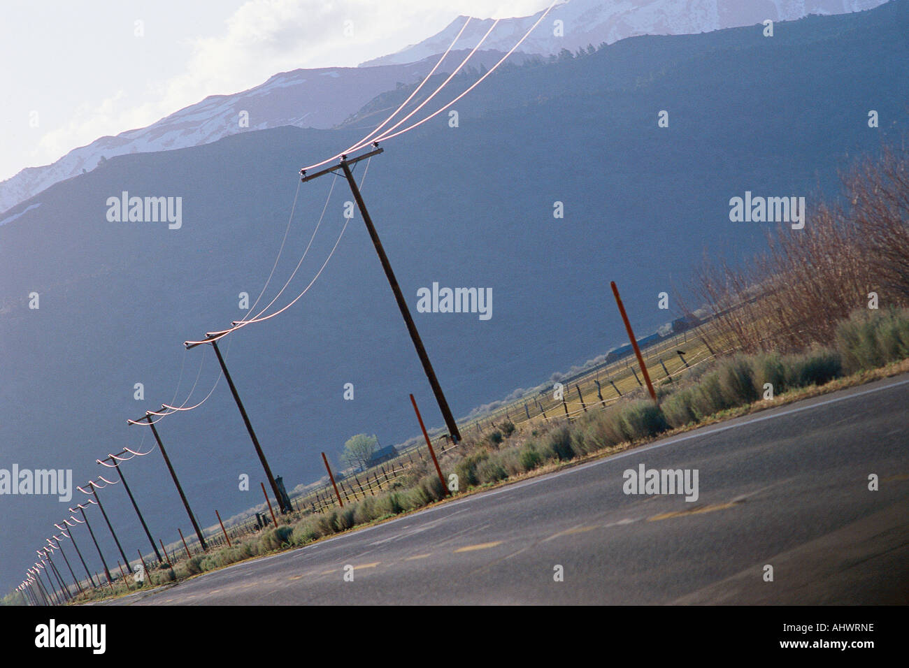 Telephone poles hi-res stock photography and images - Alamy