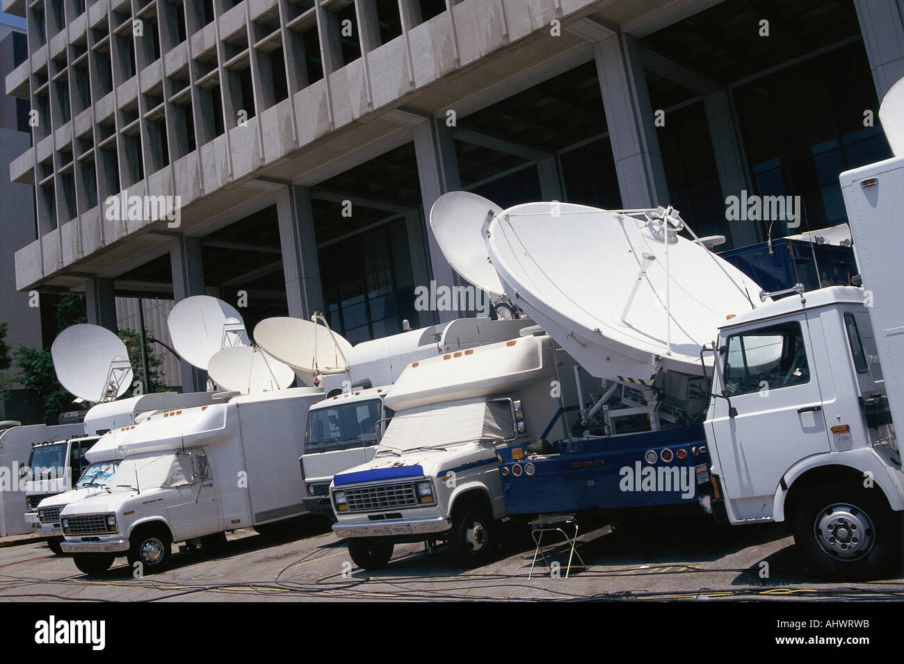 Outside Broadcast Trucks High Resolution Stock Photography and Images ...
