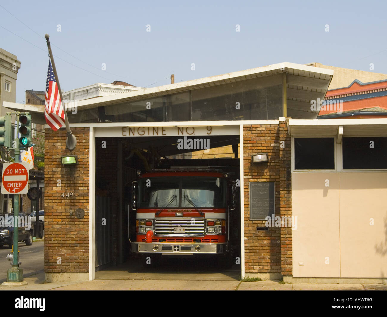 Engine No 9 new orleans Stock Photo - Alamy