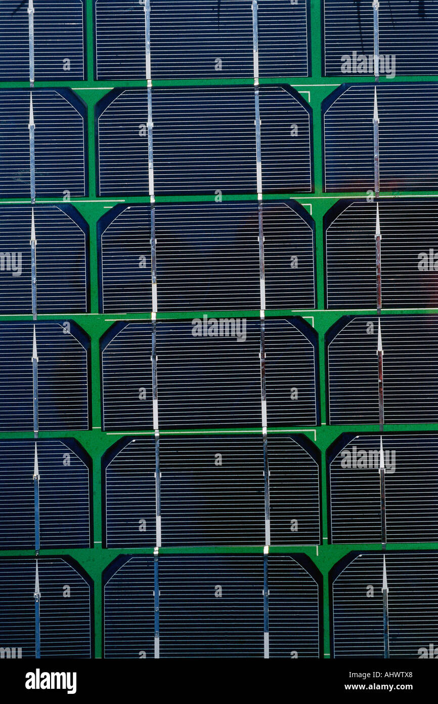 Detail of solar panel Stock Photo - Alamy