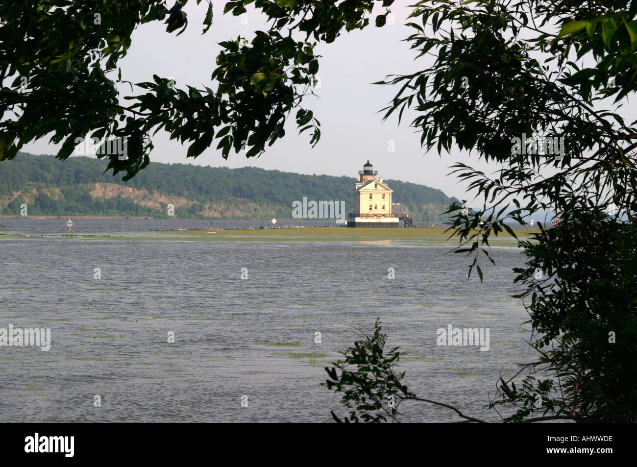 Hudson River Roundout historic lighthouse at Kingston New York Hudson ...