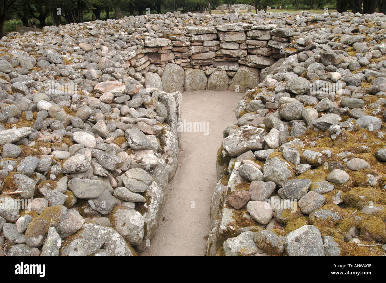 Clava cairns at Balnuaran of Clava, Inverness. Highland, Region ...