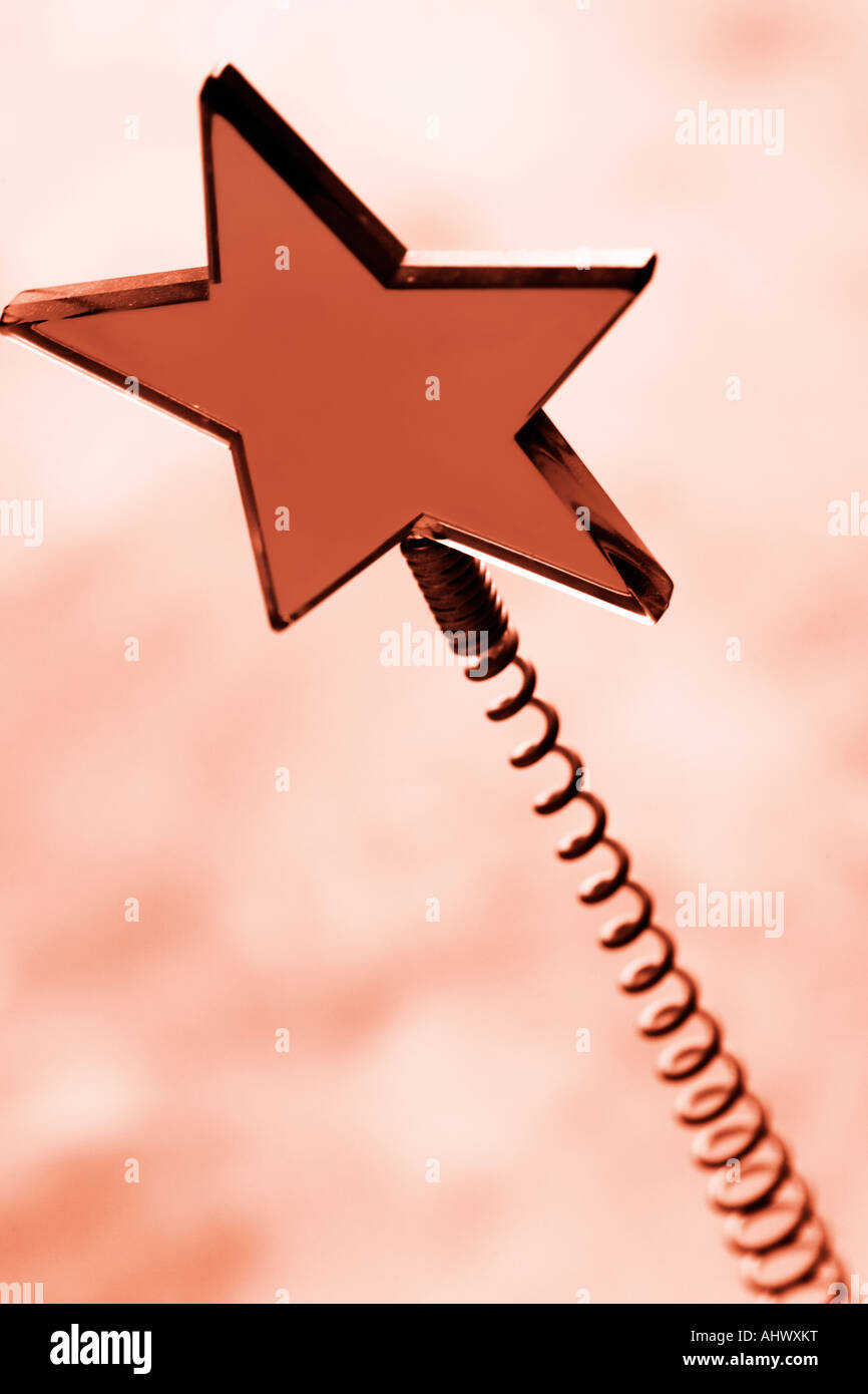 Magic star decoration Stock Photo - Alamy