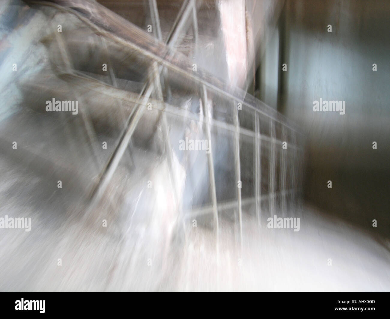 Flight of stairs steps in motion blur Stock Photo - Alamy