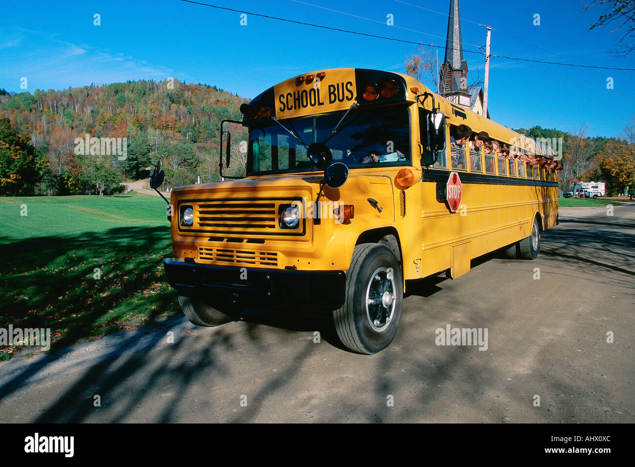 Rural setting school hi-res stock photography and images - Alamy