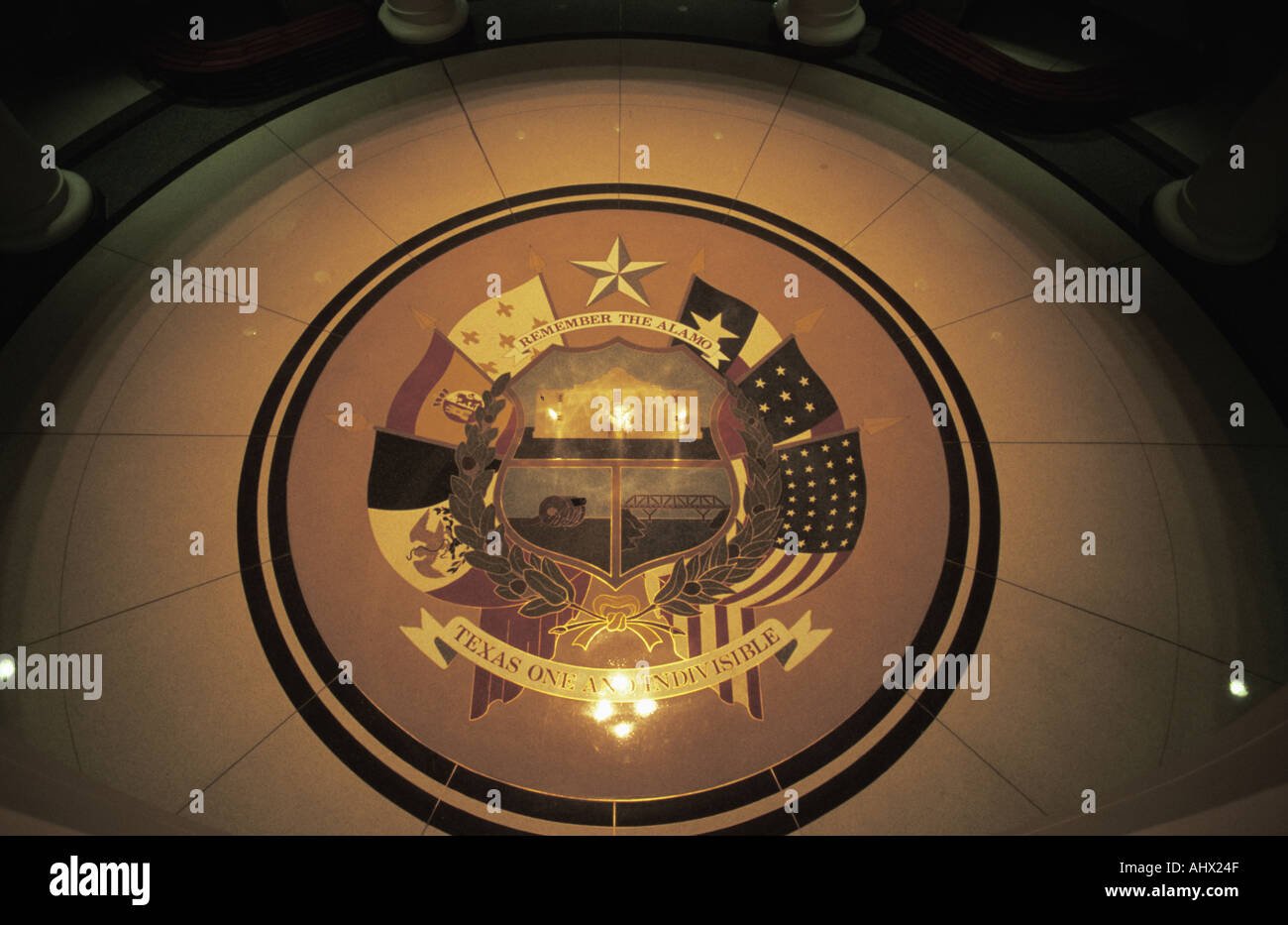 Austin Texas USA State Capitol Floor in underground extension Stock ...