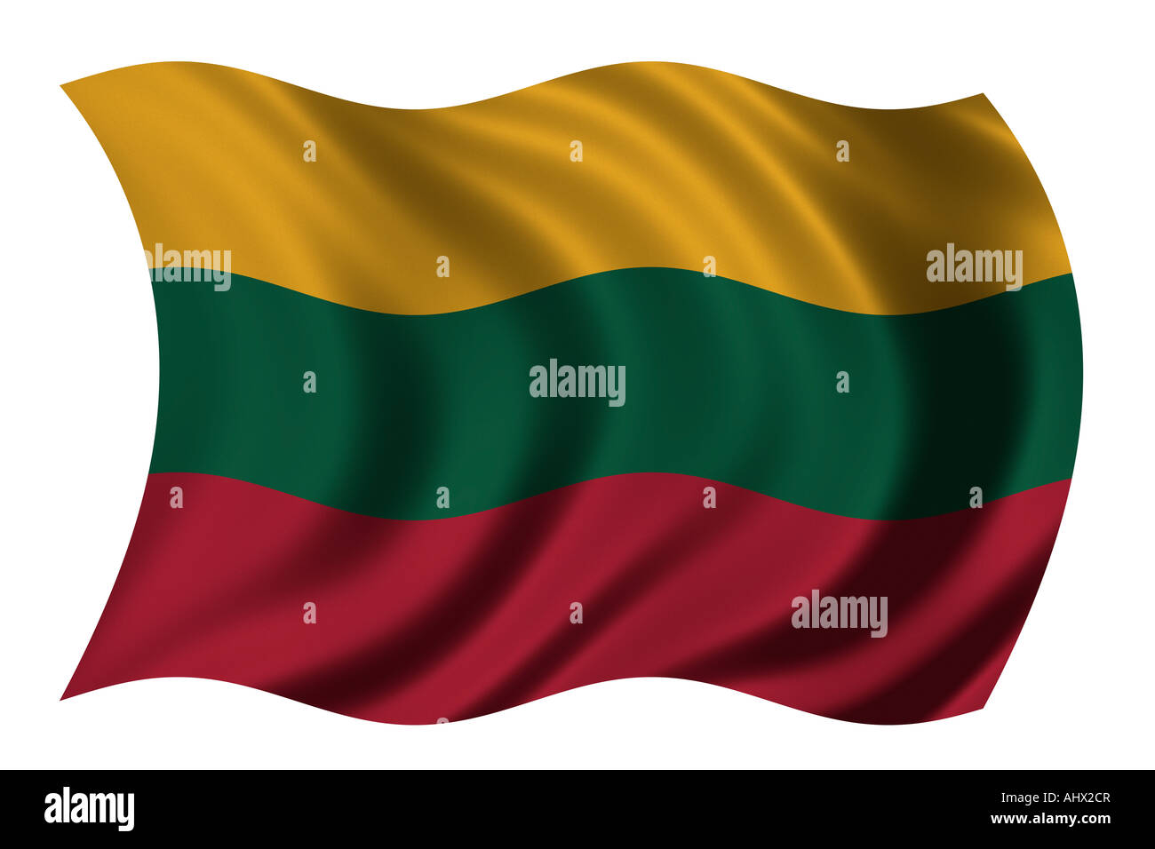 Flag of Lithuania Stock Photo - Alamy