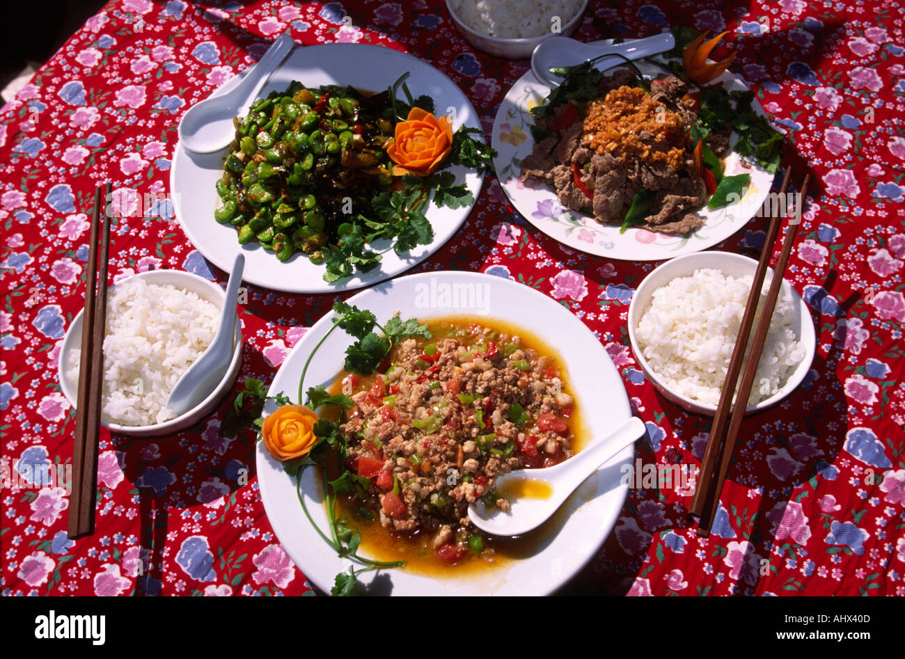China Yunnan Kunming food Yunnanese meal Stock Photo - Alamy