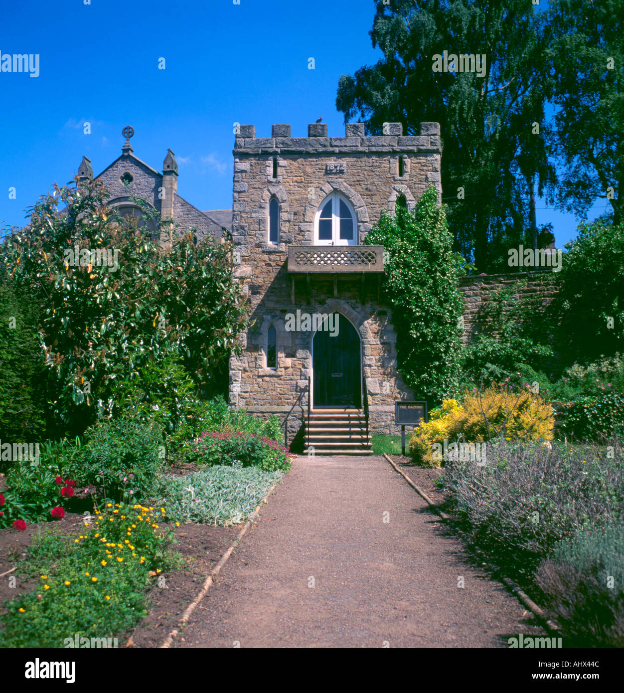 The Gazebo, Stanhope Castle Gardens, Stanhope, Weardale, County Durham ...