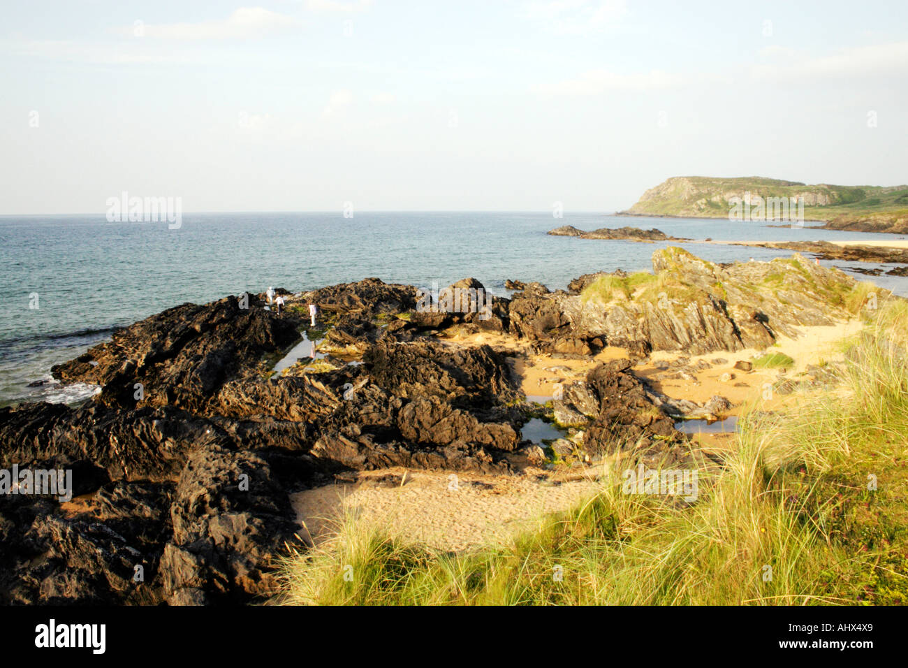 Rugged, Culdaff beach, Inishowen, Donegal, Ireland Stock Photo - Alamy