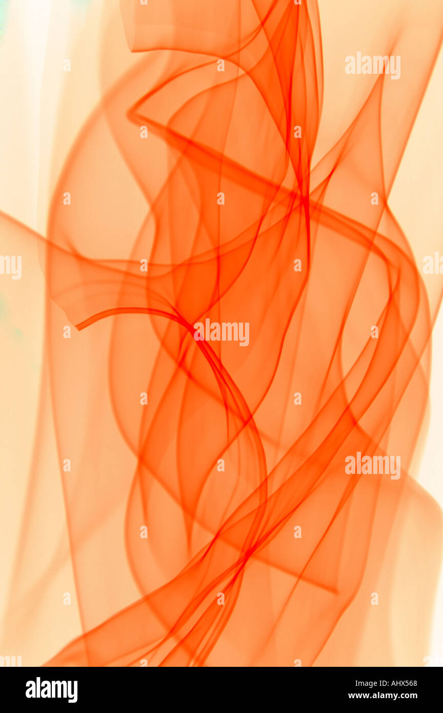 Abstract of a moving orange red light Stock Photo - Alamy