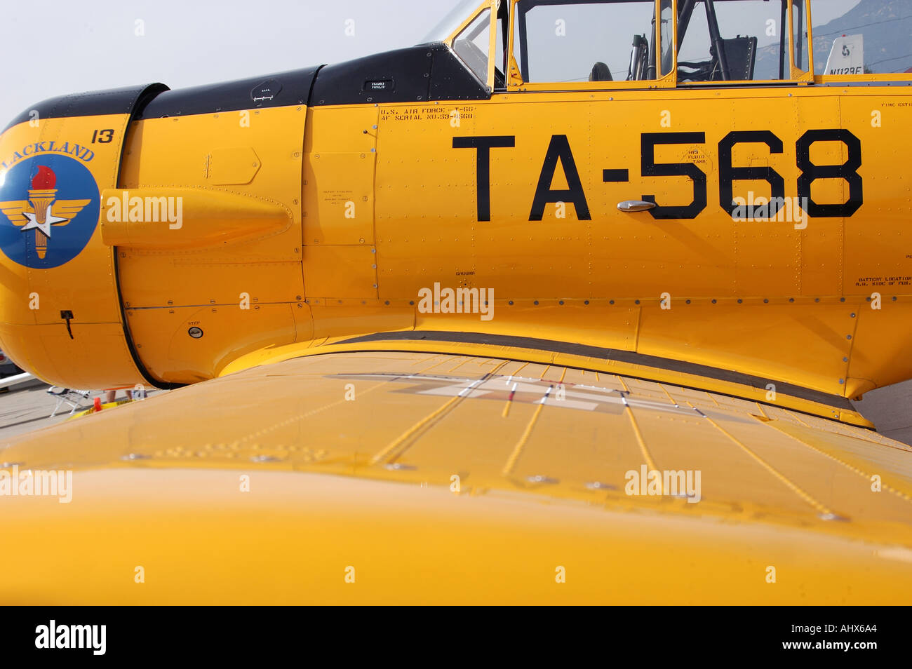 Vintage US Air Force Plane Stock Photo - Alamy