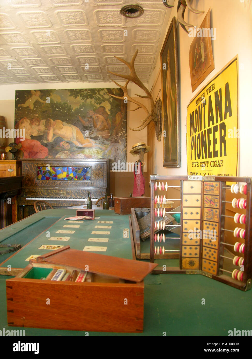 Old West Gambling Hall Stock Photo - Alamy