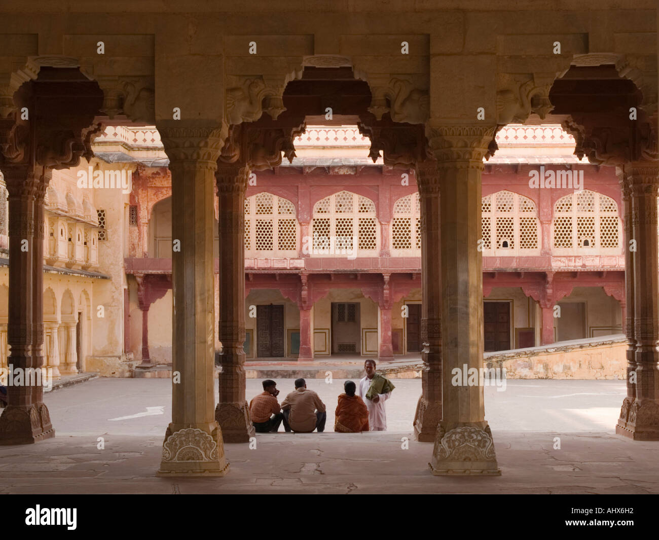 Amber Jaipur Pillars of Diwan E Am or Hall of Public Audience inside ...