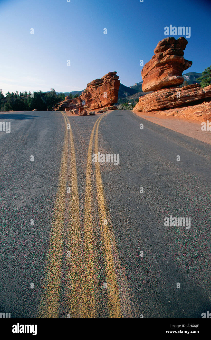 Two roads fork hi-res stock photography and images - Alamy