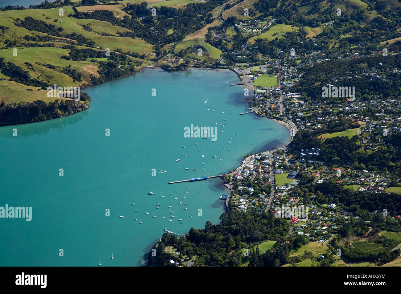Akaroa Akaroa Harbour Banks Peninsula Canterbury South Island New ...