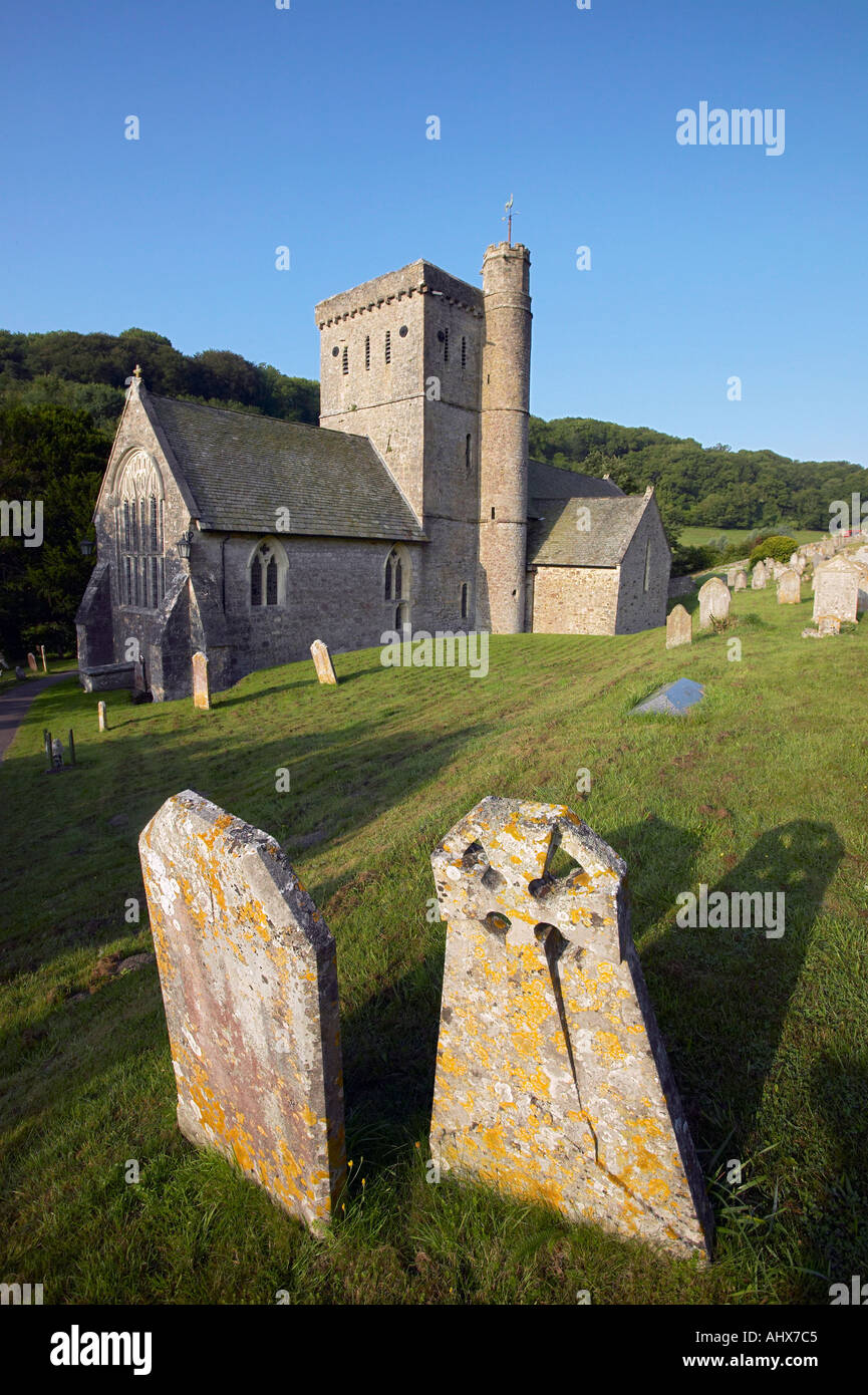 St Winifred s Church Branscombe Devon England Stock Photo - Alamy