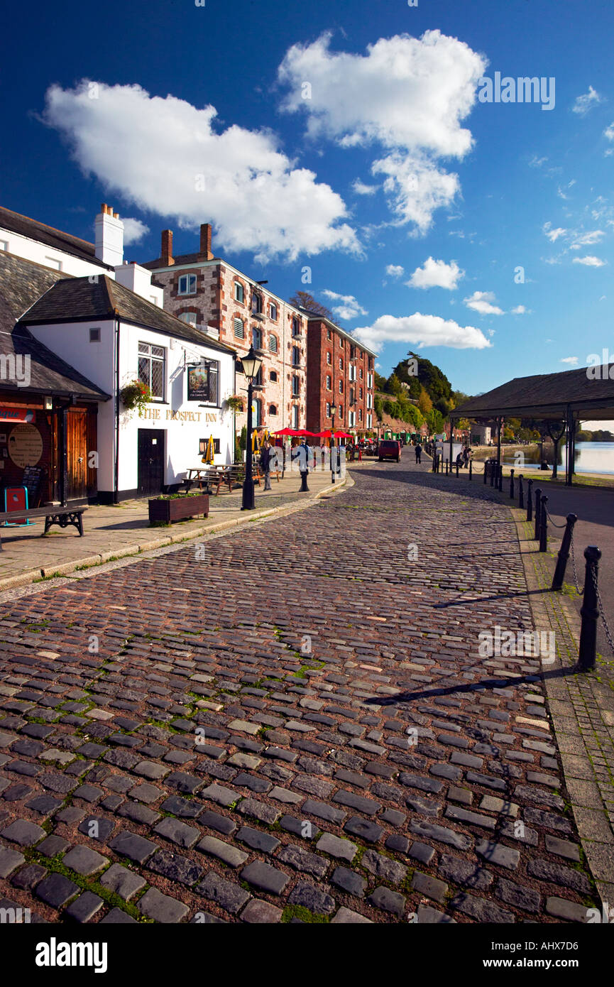 The Quayside Exeter Devon England Stock Photo - Alamy