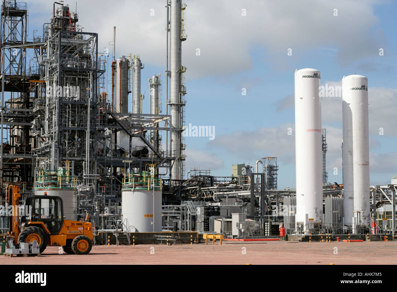 grangemouth oil refinery scotland great britain uk gb europe Stock ...