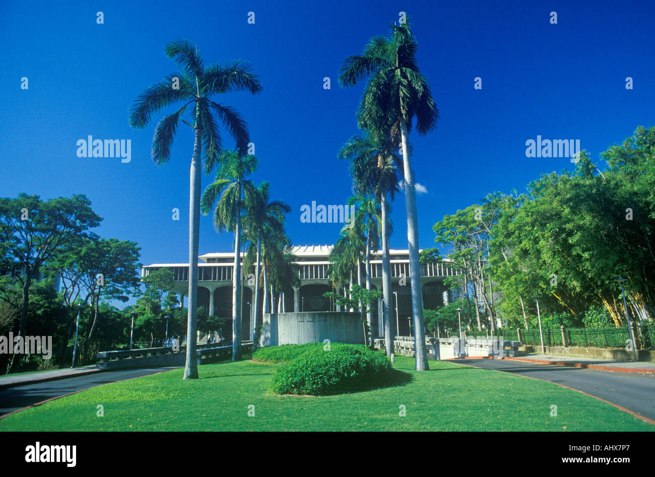 State Capitol of Hawaii Honolulu Stock Photo - Alamy