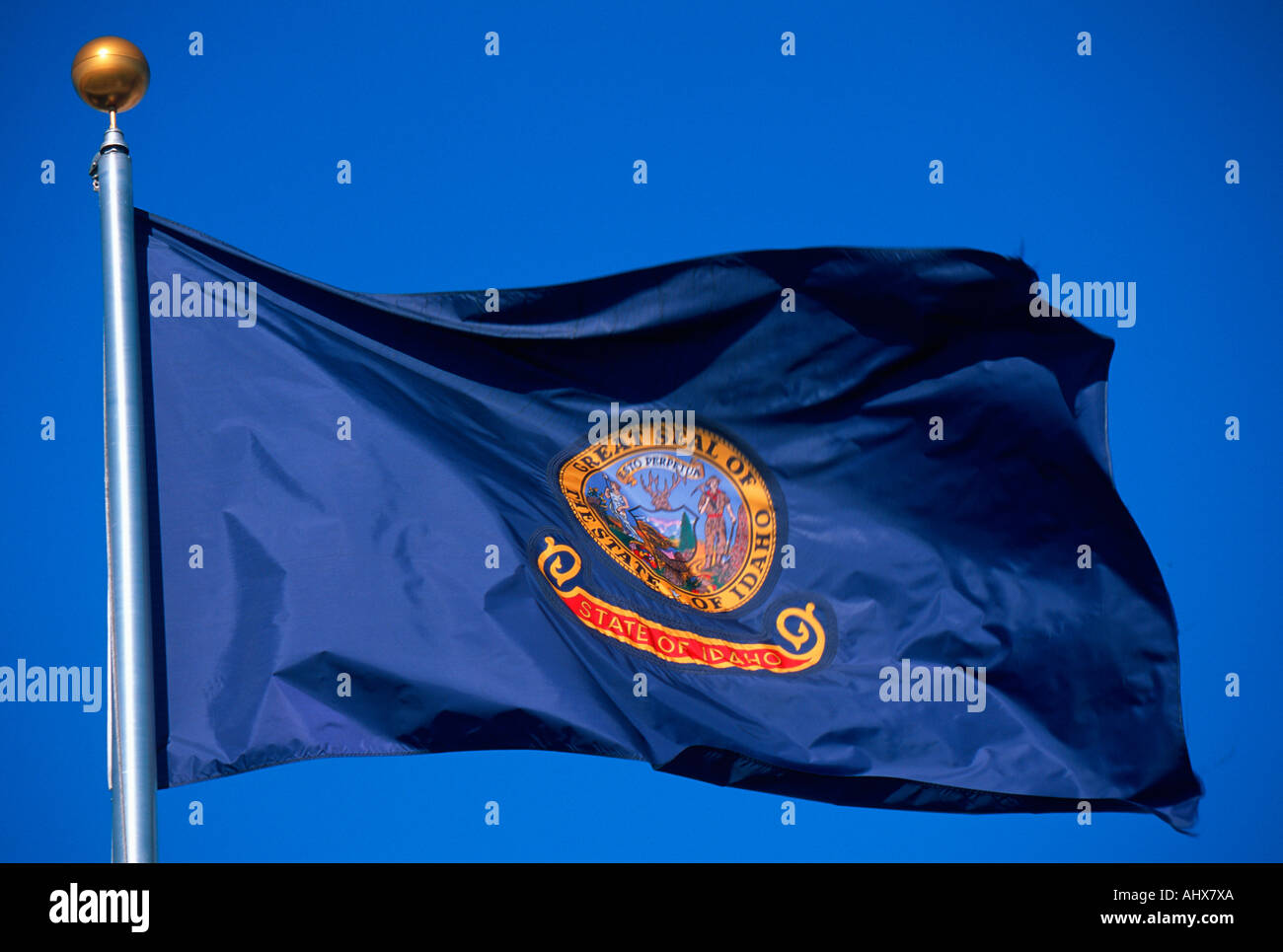 State Flag of Idaho Stock Photo - Alamy