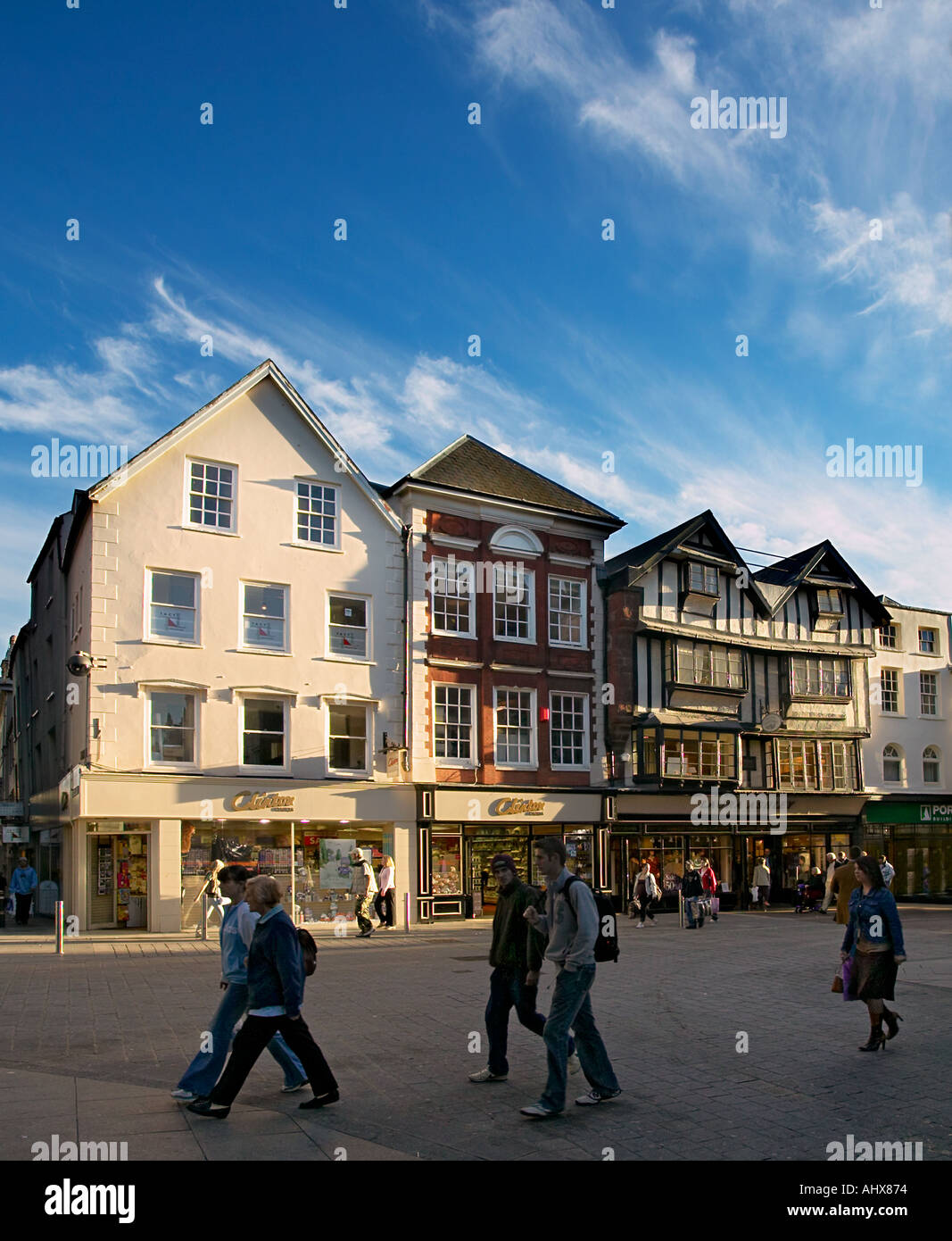 Exeter High Street Devon England Stock Photo: 2713715 - Alamy