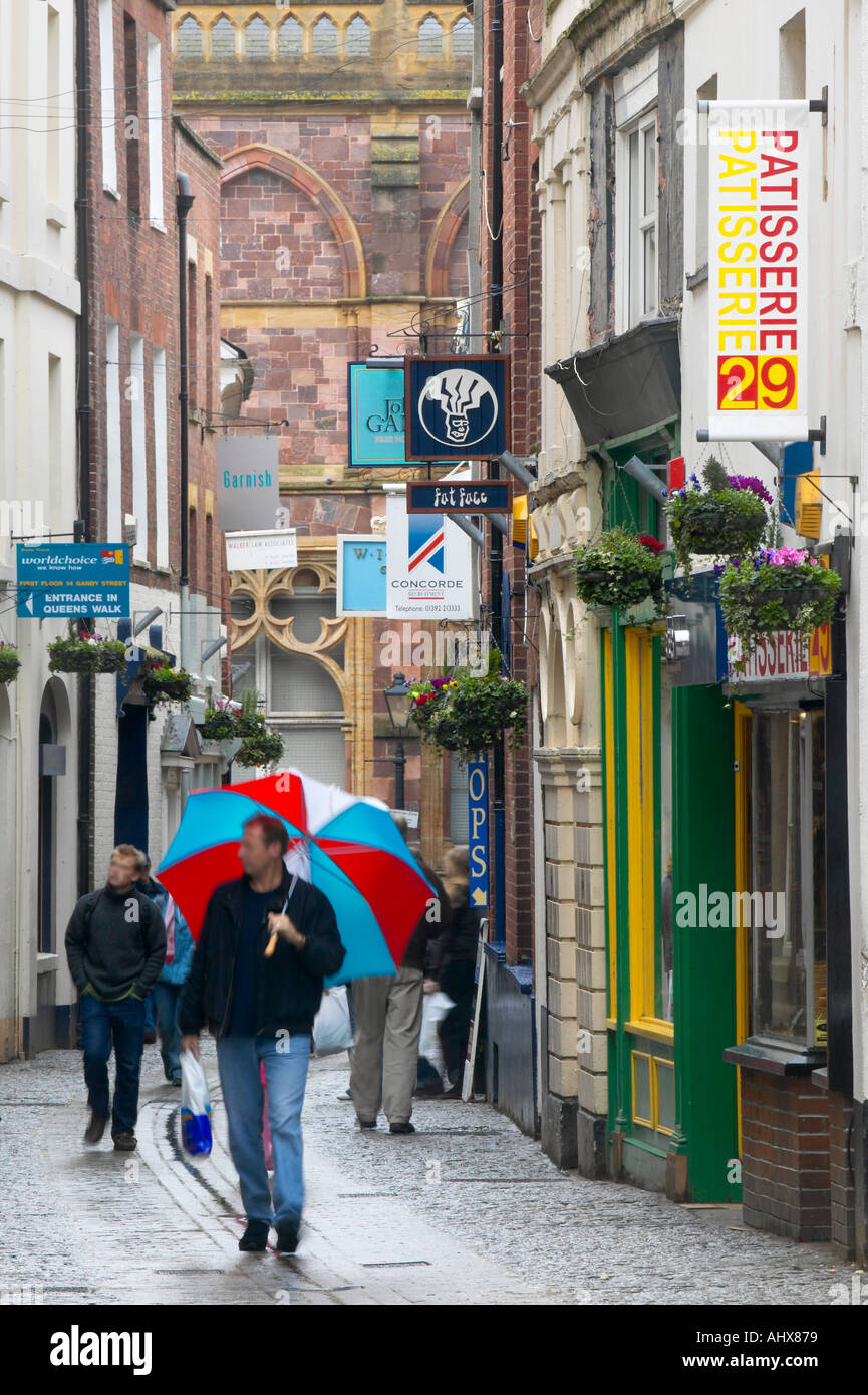 Exeter Gandy Street Devon England Stock Photo - Alamy