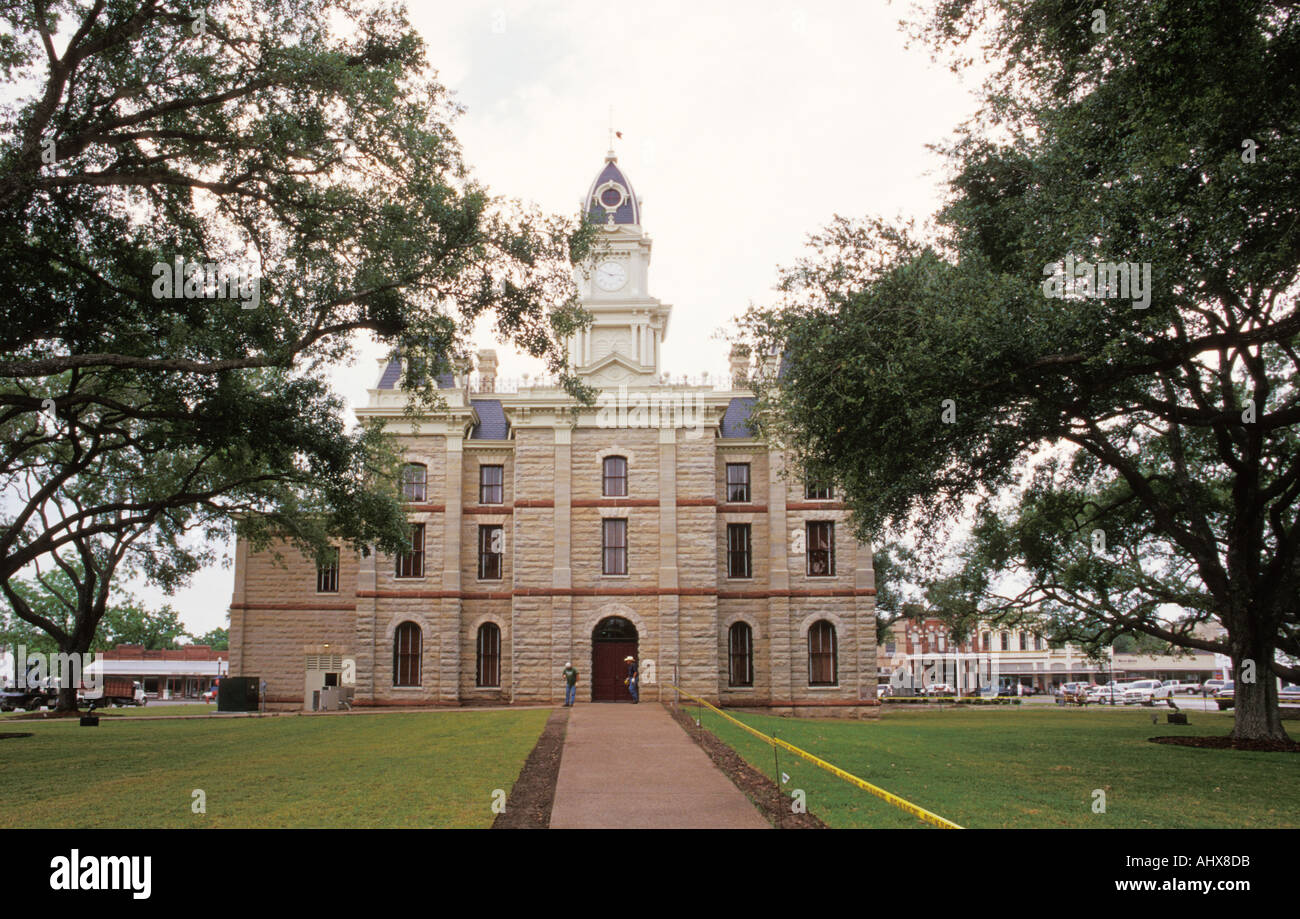 Goliad Texas USA Historic Buildings Goliad County Courthouse Stock ...