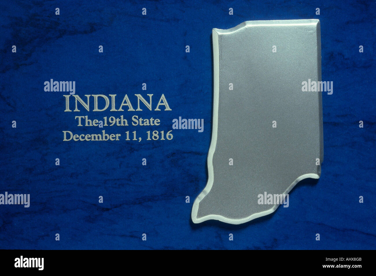 Map of indiana state hi-res stock photography and images - Alamy