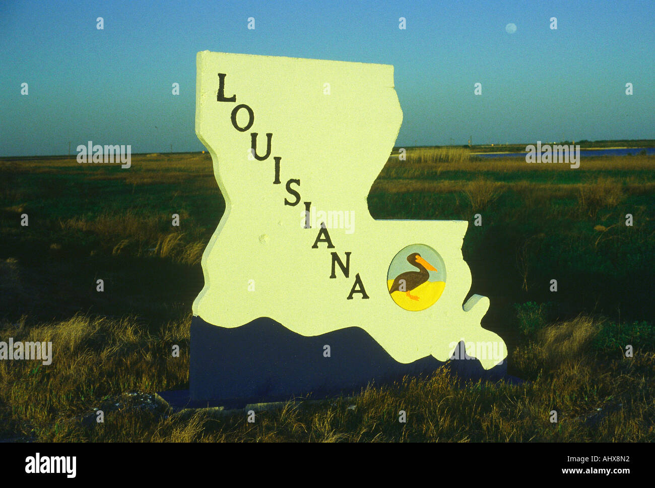 Welcome louisiana us state road hi-res stock photography and images - Alamy