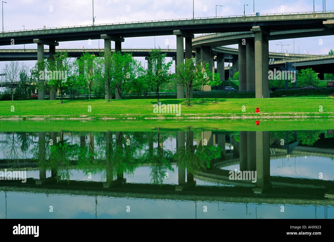 Motorway M6 Spaghetti Junction Gravelly Hill Birmingham West Midlands ...