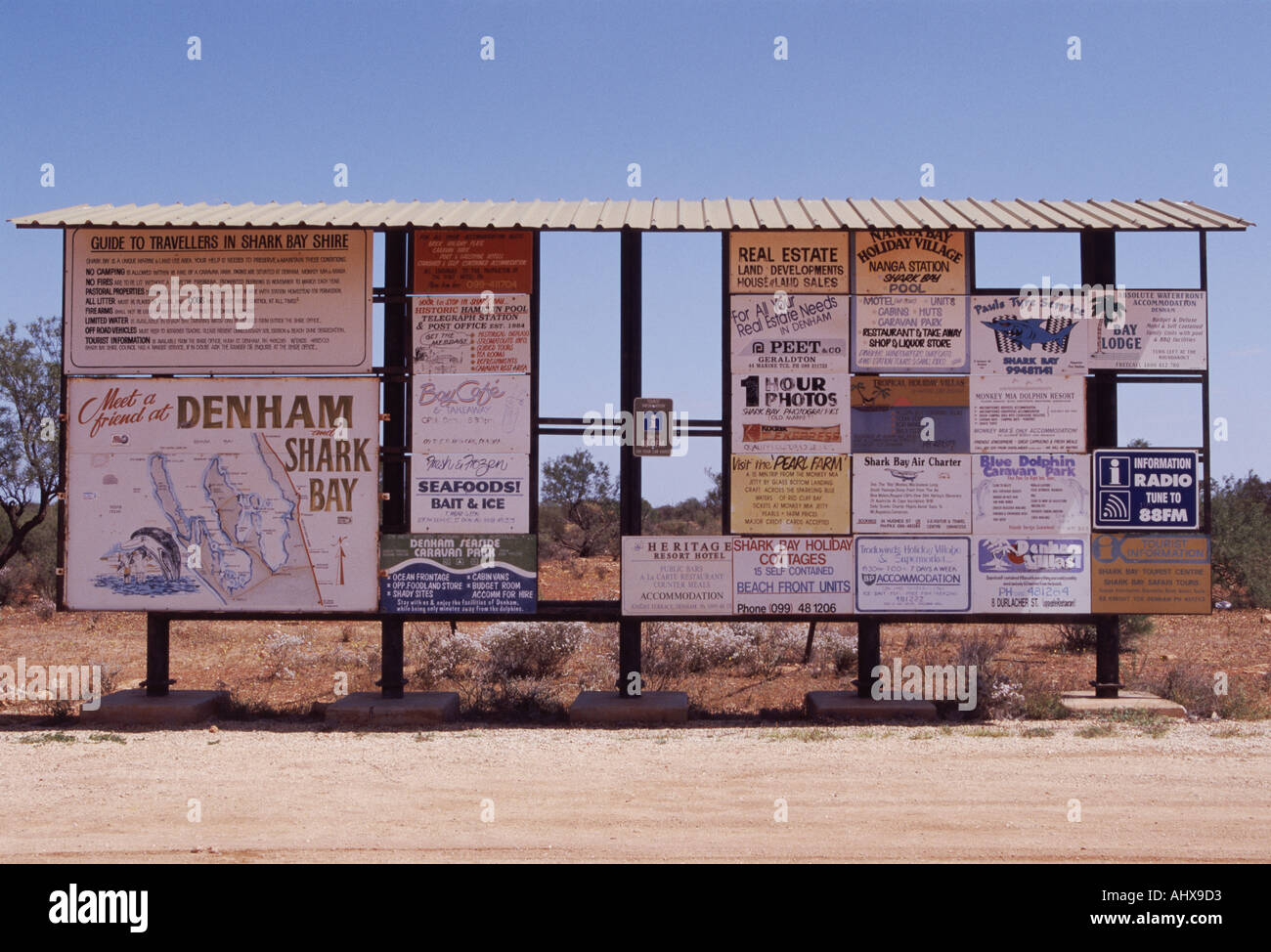 Shark bay map hi-res stock photography and images - Alamy