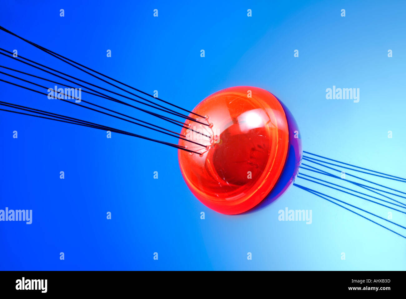 Close up of graphic replica or model of transistor Stock Photo - Alamy