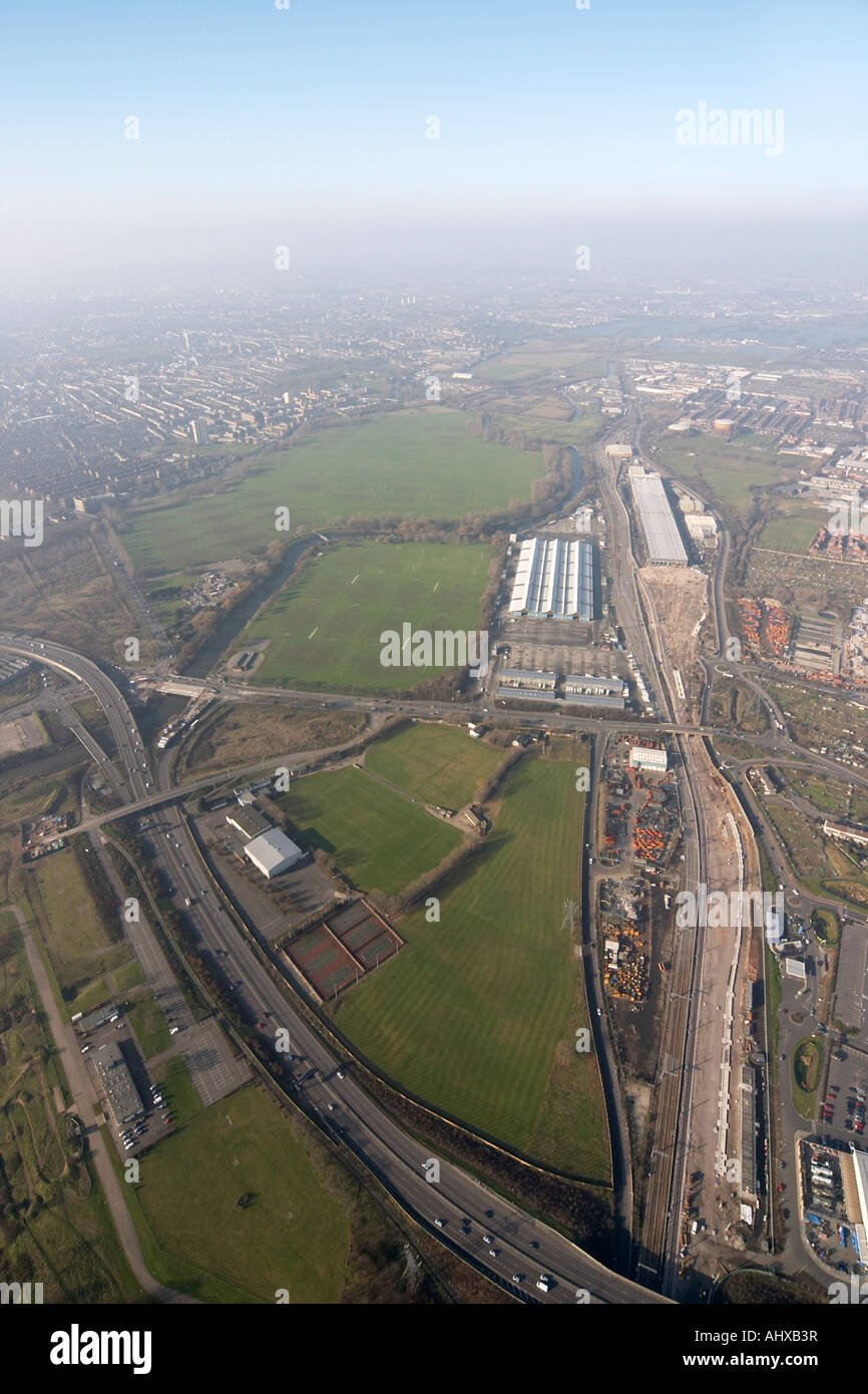 Oblique high level aerial view hi-res stock photography and images - Alamy