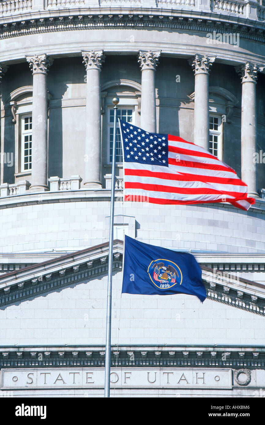State Flag of Utah Stock Photo - Alamy