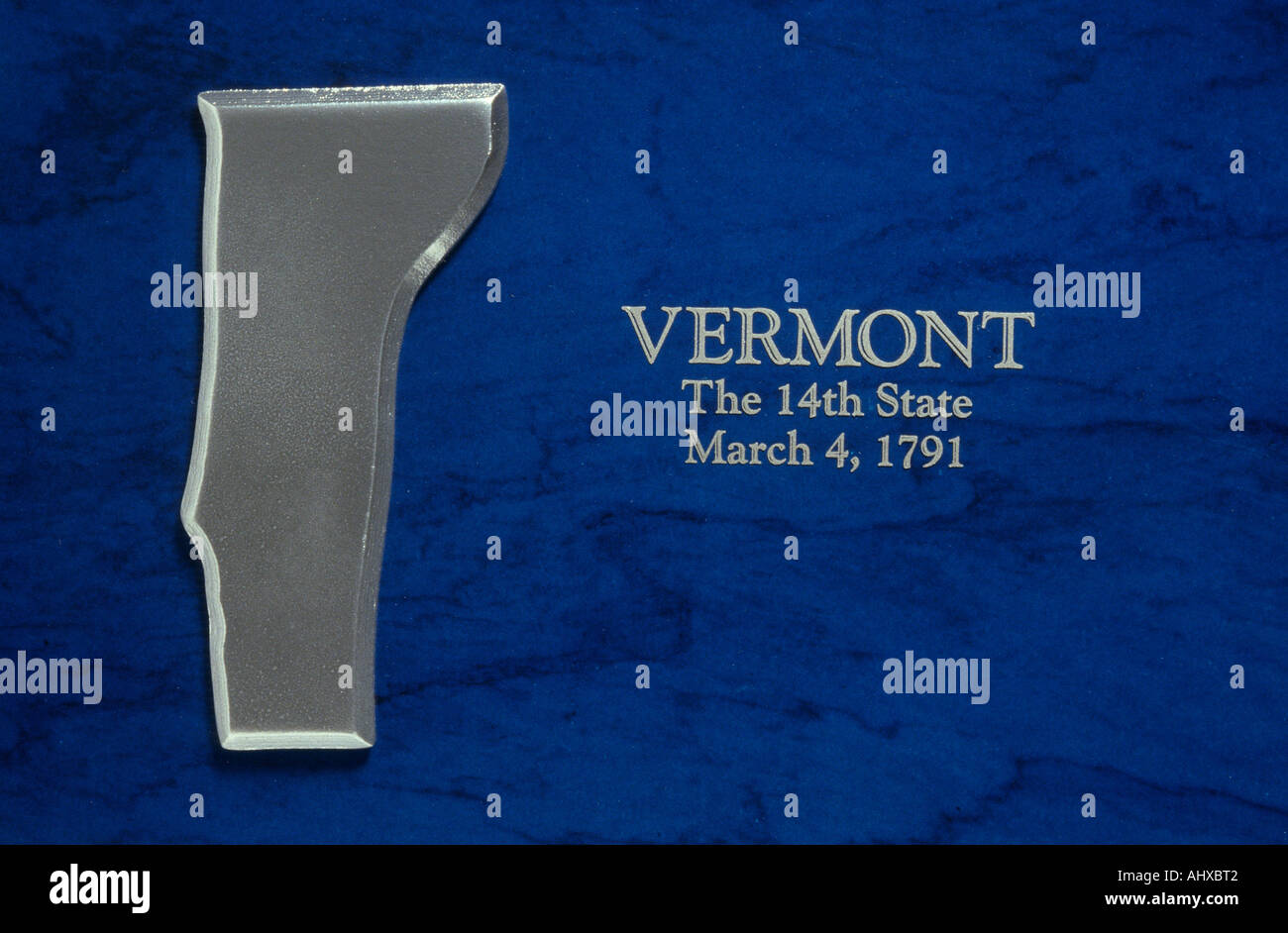Vermont state map hi-res stock photography and images - Alamy