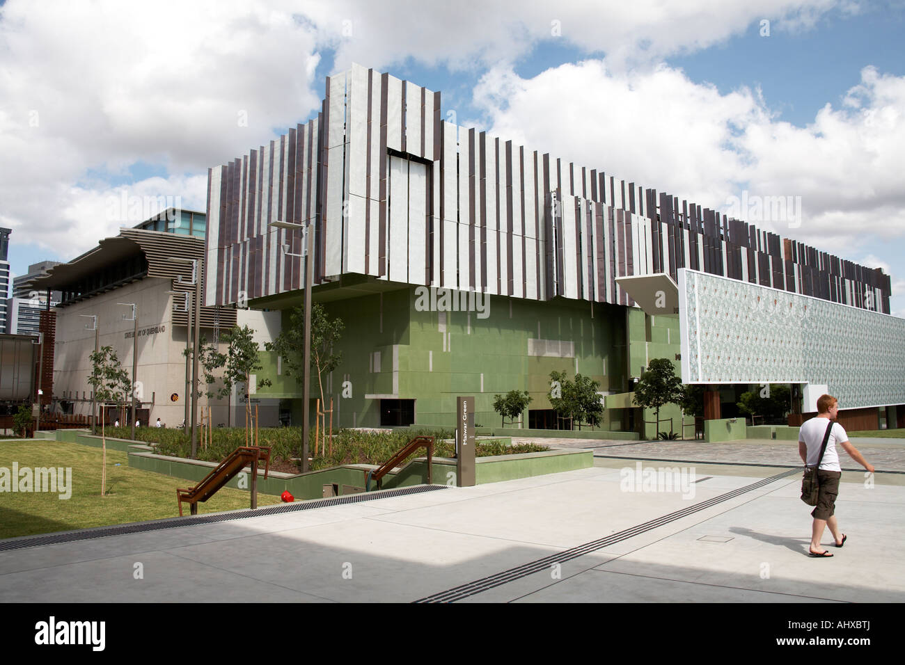 State Library building in Brisbane Queensland QLD Australia Stock Photo ...