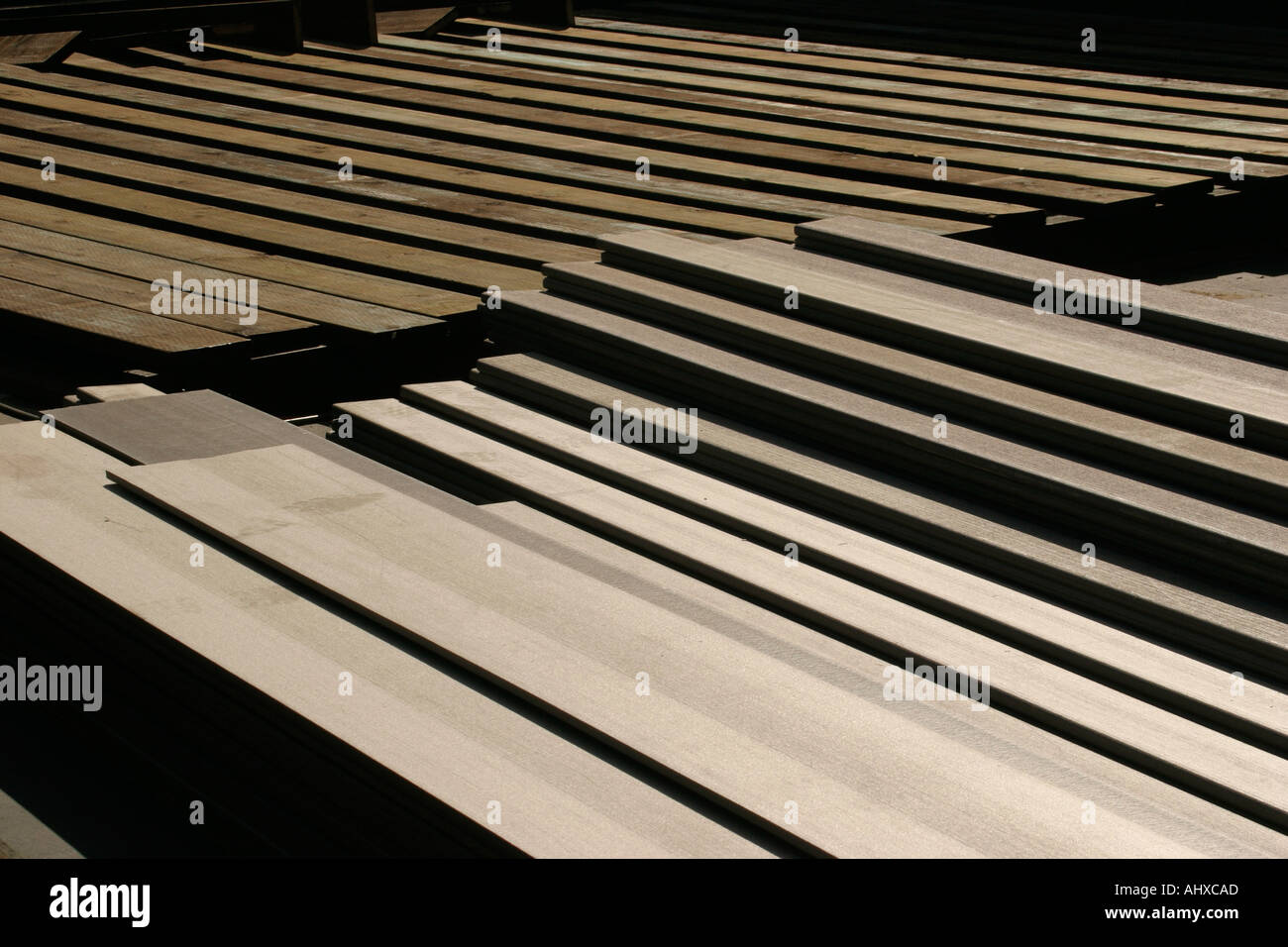 Reconstituted Wood Planks Stock Photo - Alamy