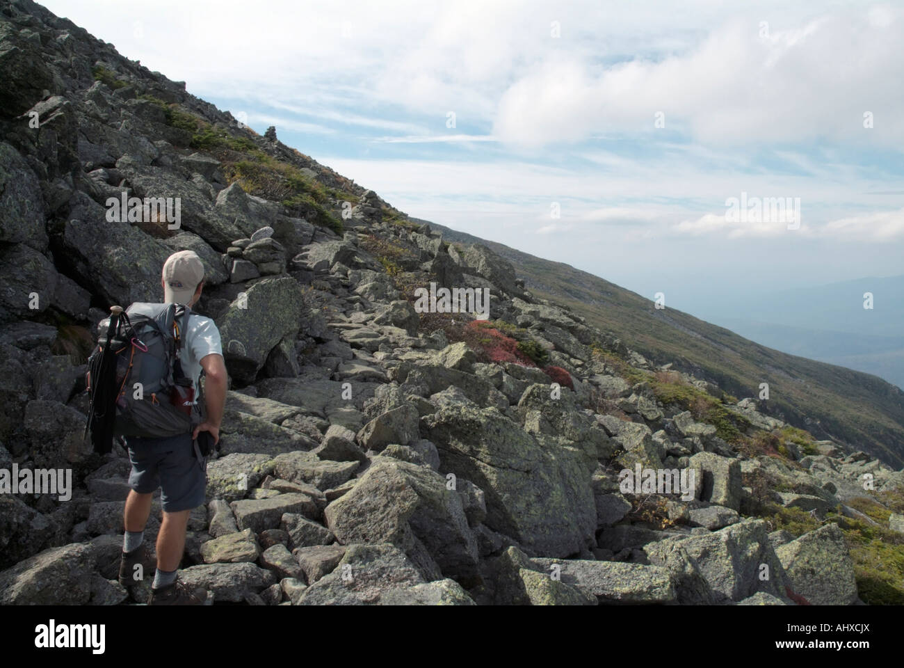 appalachian trail, White Mountains New Hampshire Stock Photo - Alamy