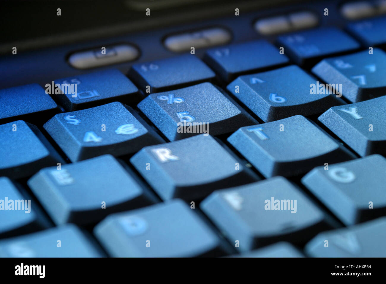 Notebook Computer Keyboard Stock Photo - Alamy