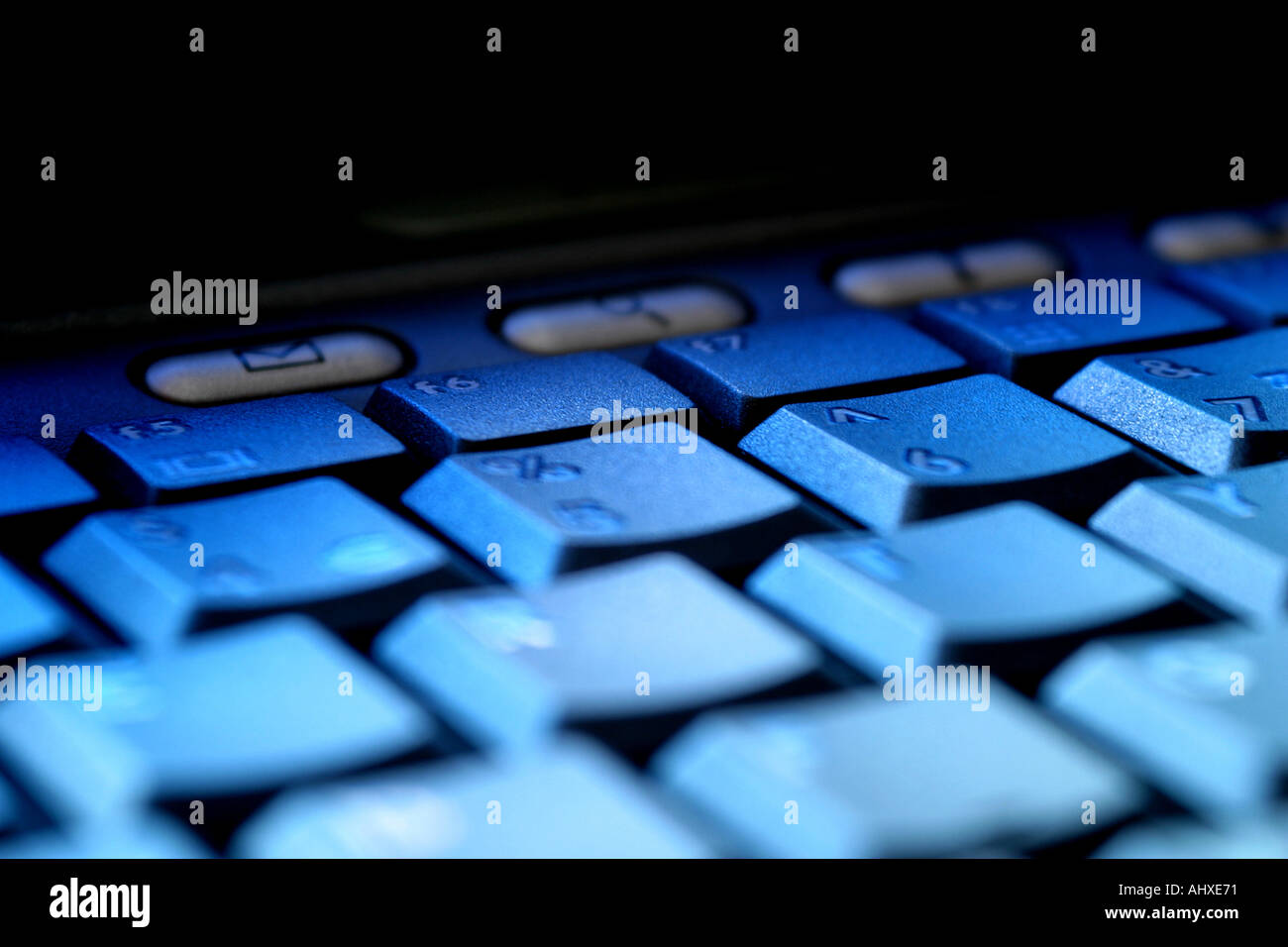 Notebook Computer Keyboard Stock Photo - Alamy