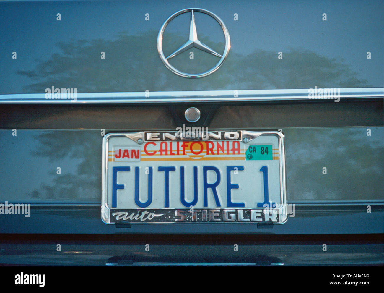 Vanity License Plate California Stock Photo - Alamy