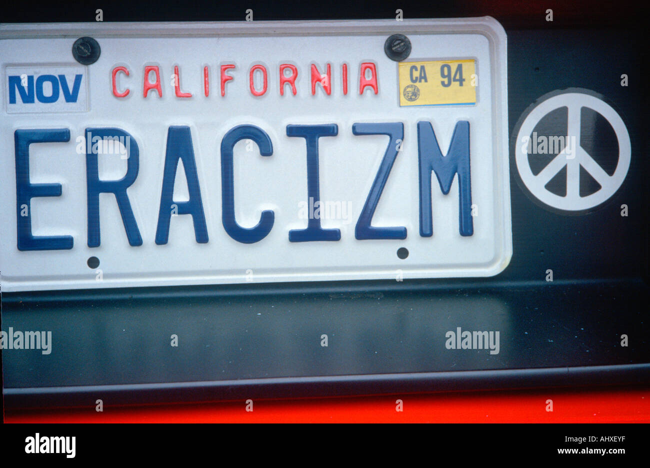 Vanity License Plate California Stock Photo - Alamy