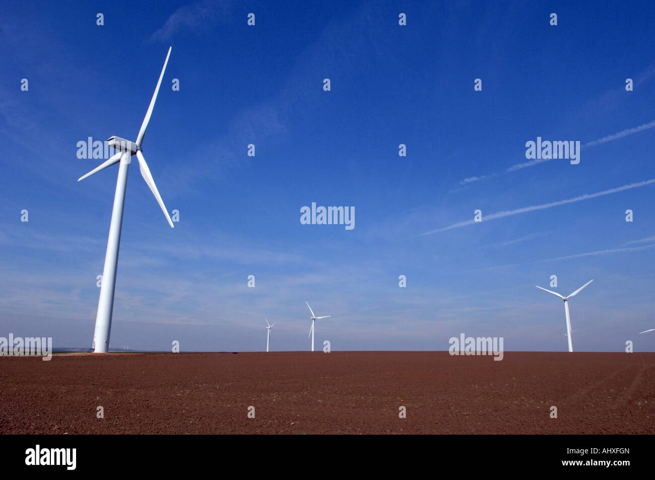 Wind farm in Northern France Stock Photo - Alamy