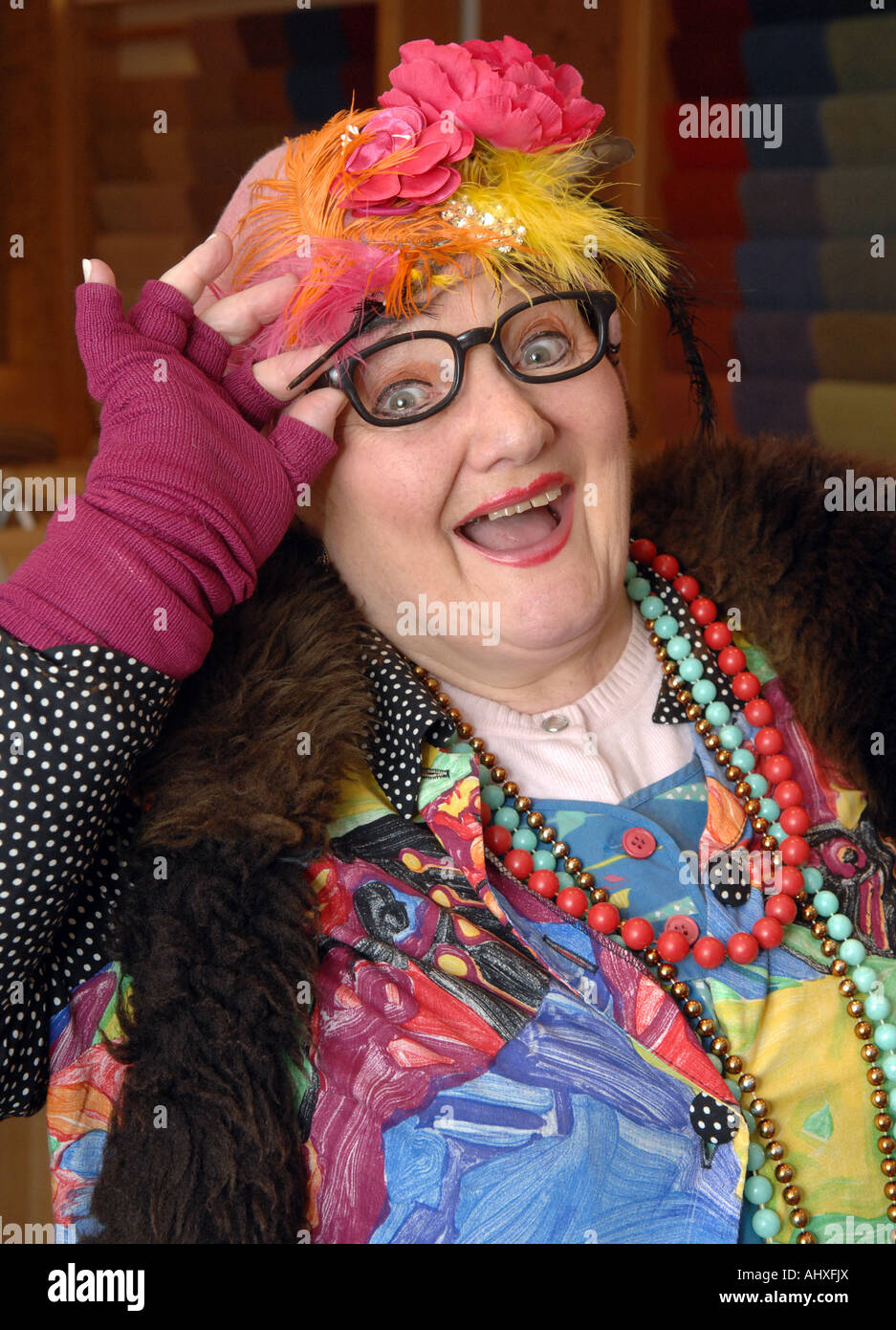 Lizzie Wiggins the Black Country comedienne Stock Photo - Alamy