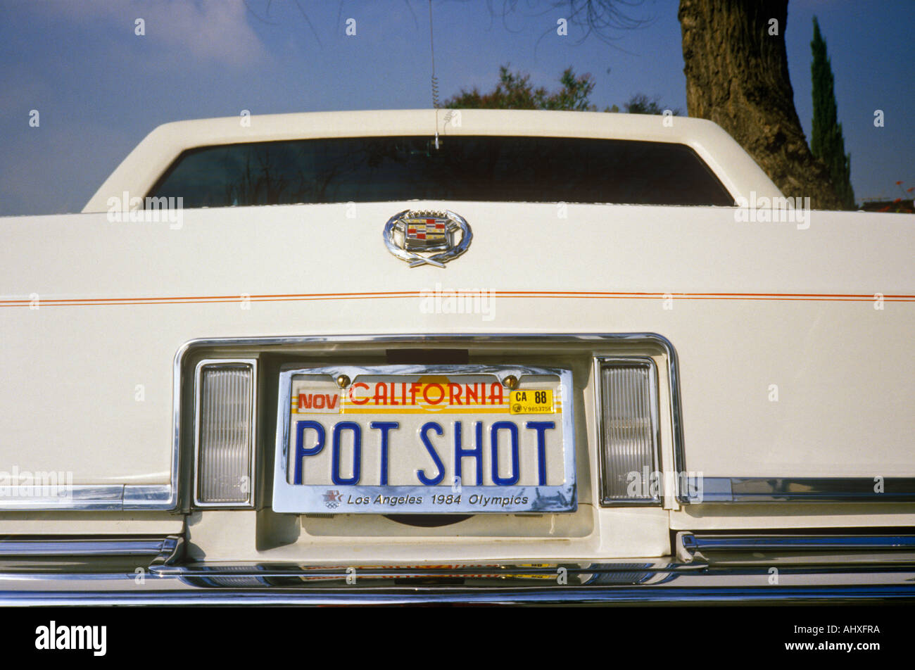 Vanity License Plate California Stock Photo - Alamy